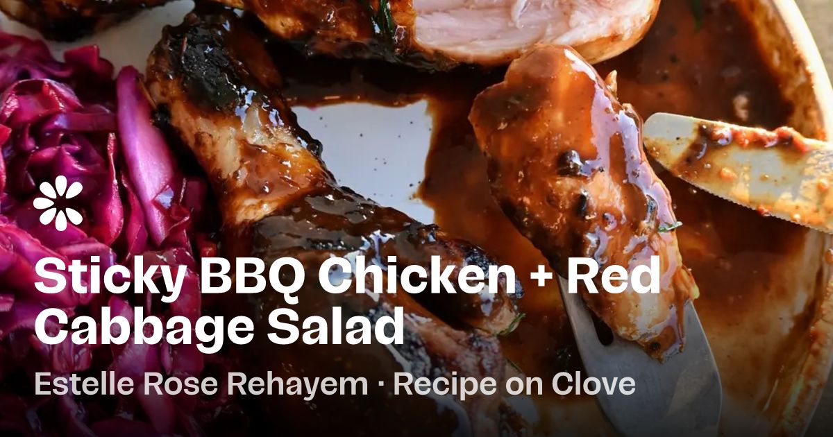 Sticky BBQ Chicken Recipe (with video) | Clove