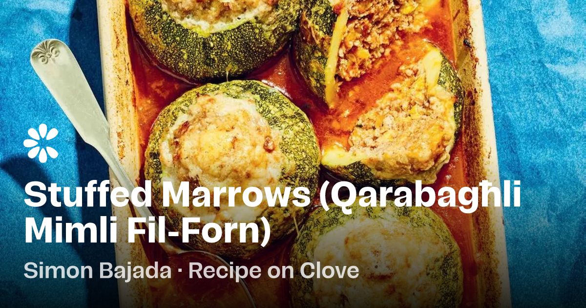 Stuffed Marrows Recipe | Clove