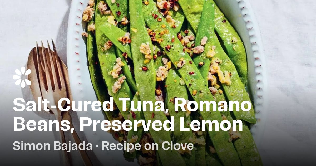 Easy Salt-Cured Tuna Recipe | Clove